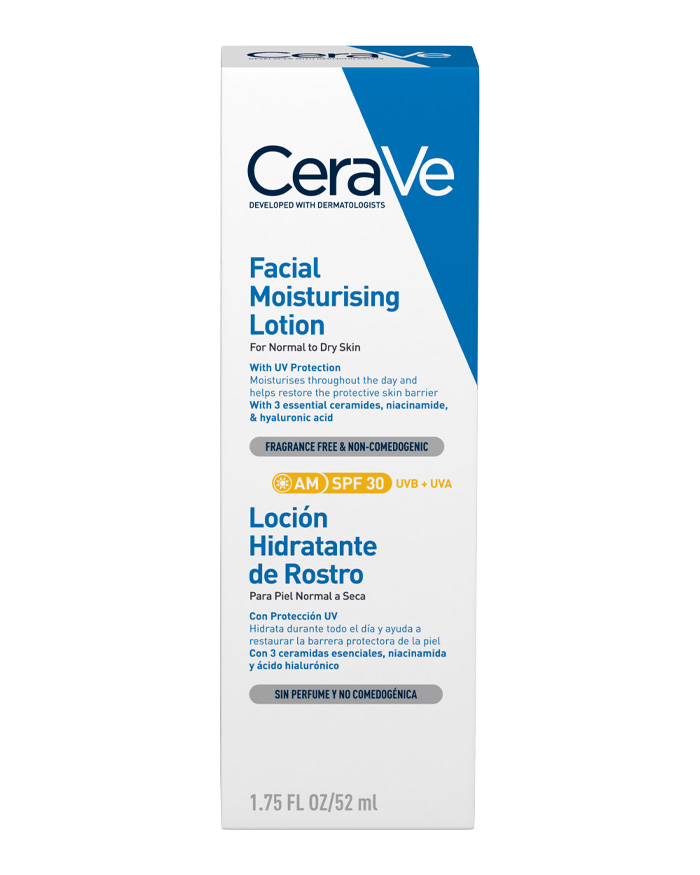 Loción Hidratante Para Rostro De Uso Diario Spf 30 Cerave